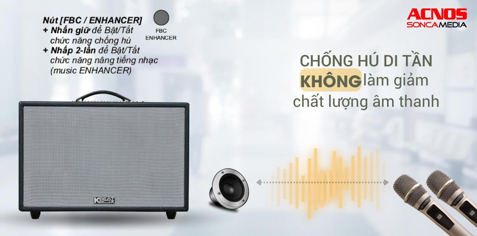 Loa Karaoke Di Động Xách Tay ACNOS CS3600 - Trung An Audio
